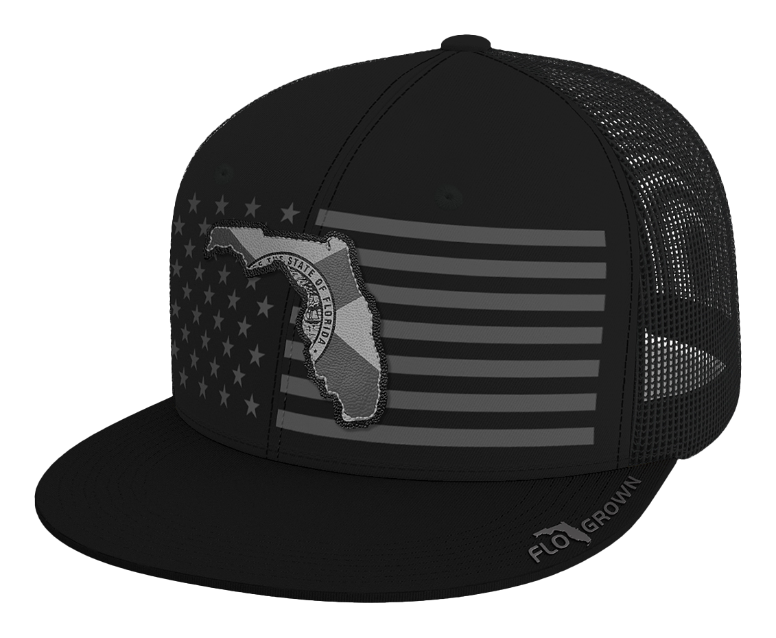 FloGrown Stars and Stripes Blackout Mesh-Back Cap | Cabela's